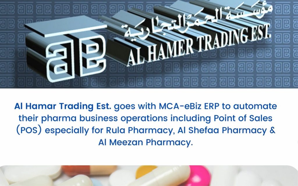 Al Hamar Trading Est. goes with MCA eBiz ERP - MCA-ERP